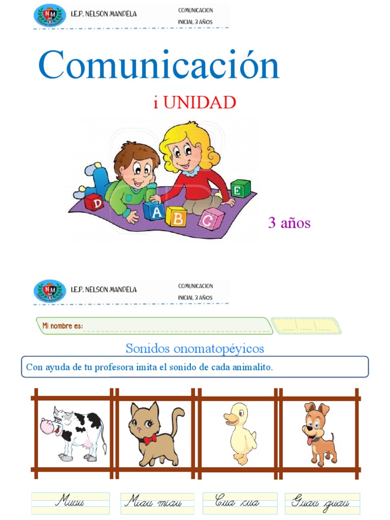 Comu 3 Años I Bri | PDF