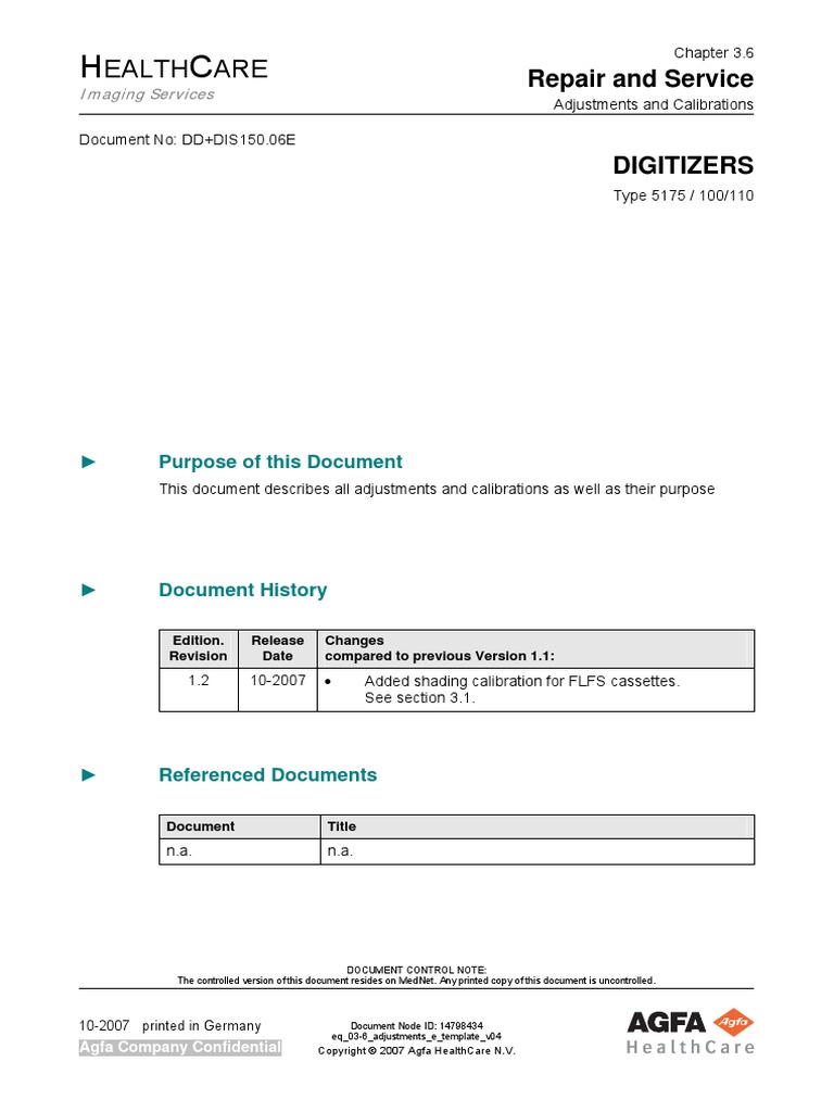 CR 30-X - Chapter 03.6 - Adjustments and Calibration 3.0 | PDF | Computer File | Calibration