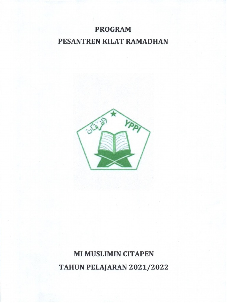 Scan Program Kerja Sanlat | PDF