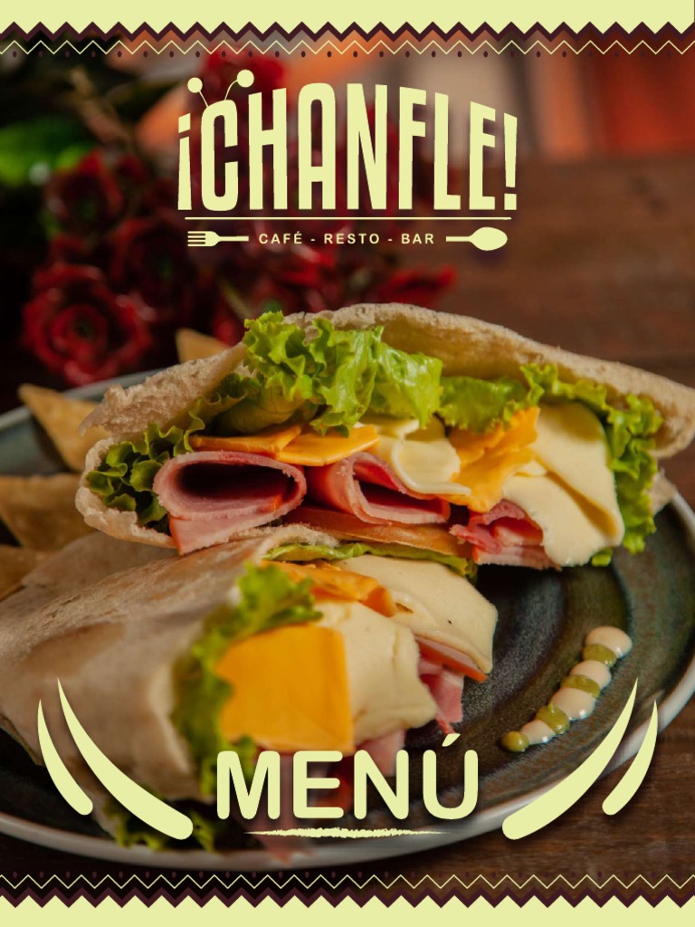 Menu Chanfle | PDF | Comida y bebida | Cocina latinoamericana