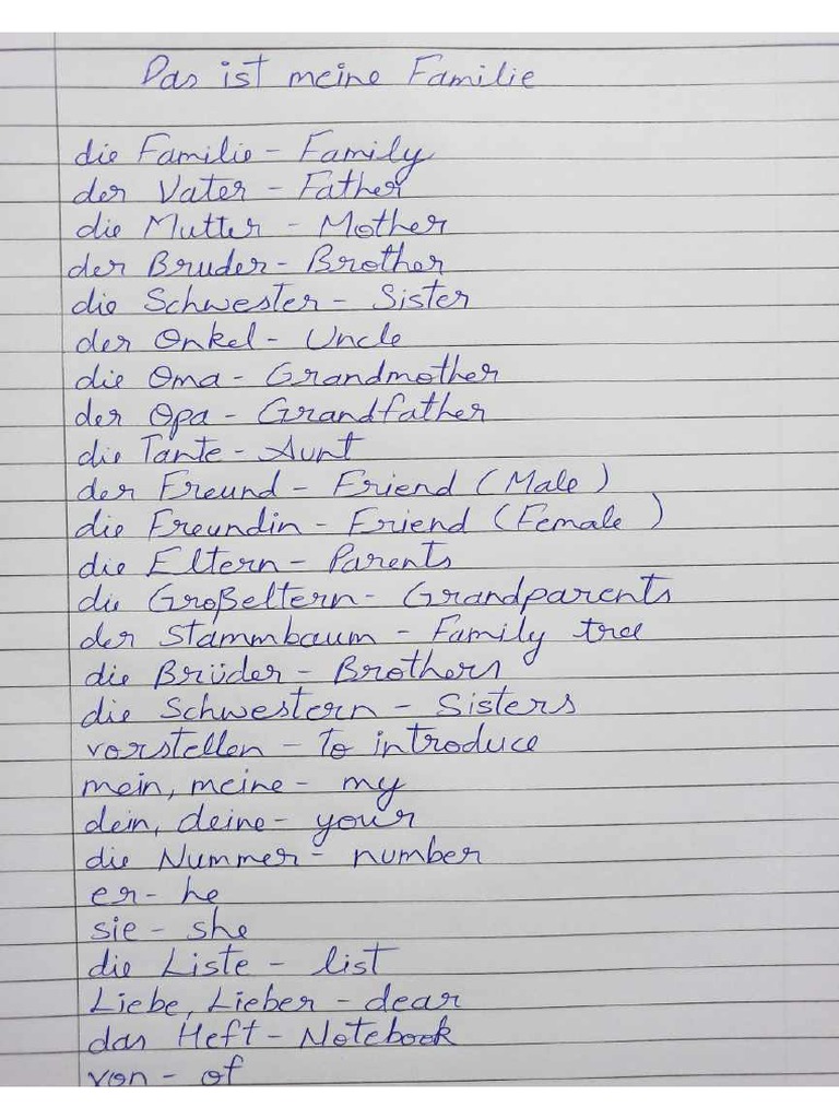 Das Ist Meine Familie Pdf 5095