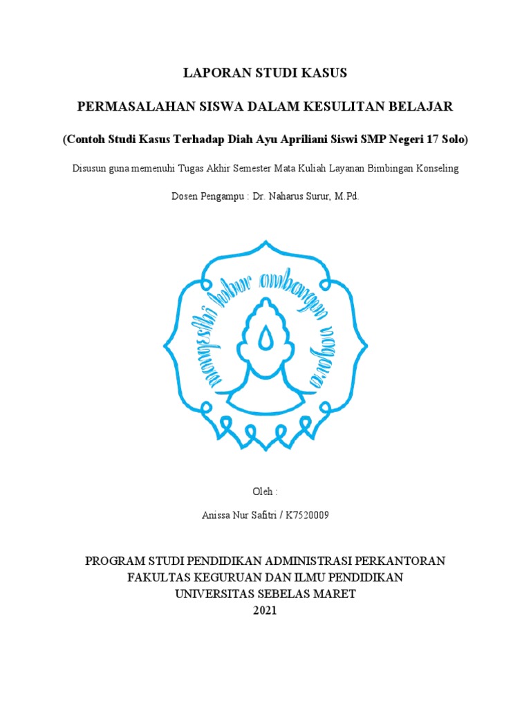 Laporan Studi Kasus | PDF | Karier & Perkembangan | Pengembangan Diri