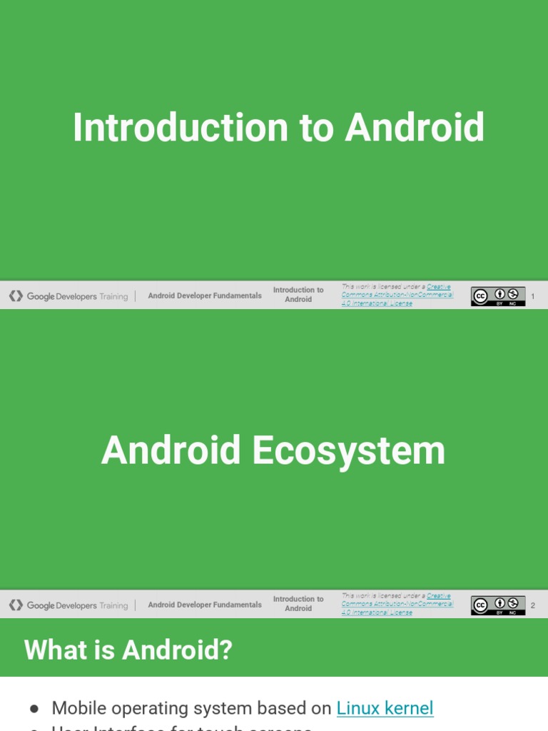 Introduction To Android Notes Sies College Pdf Android Operating