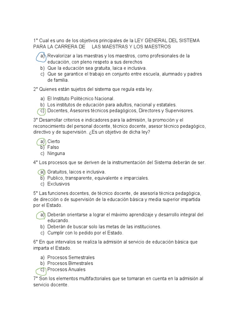 Ley de Carrera Magisterial 2024: Claves y Objetivos | PDF | Maestros ...