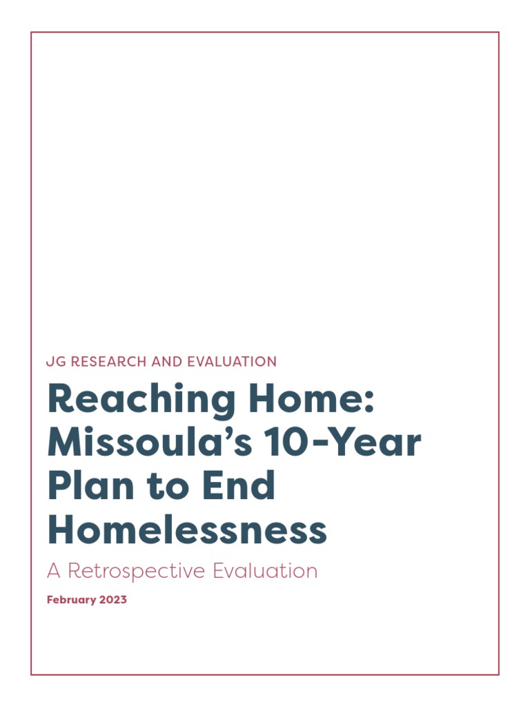 Evaluation of Reaching Home-Full Length Report | PDF | Homelessness ...