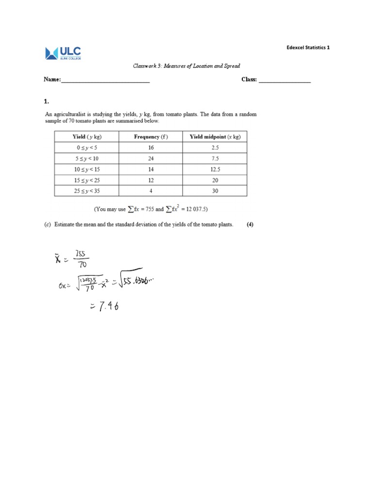 Analyzing The Central Tendency And Variability Of Data Sets Measures