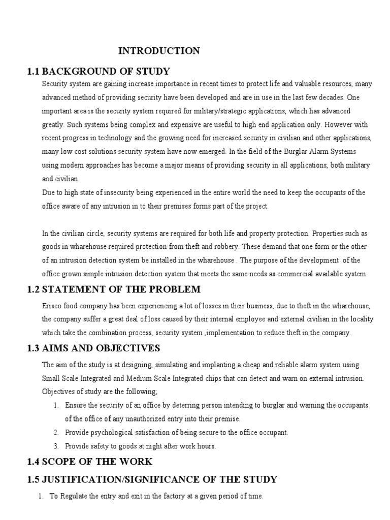 1.1 Background of Study | PDF | Analog To Digital Converter ...