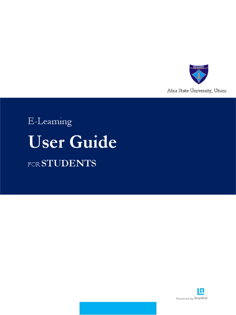 Student Elearning User Manual | PDF | Mobile App | Educational Technology
