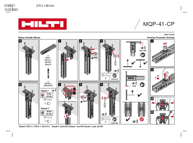 Operating Instruction MQP 41 CP Operating Instruction PUB 5377718 000 | PDF