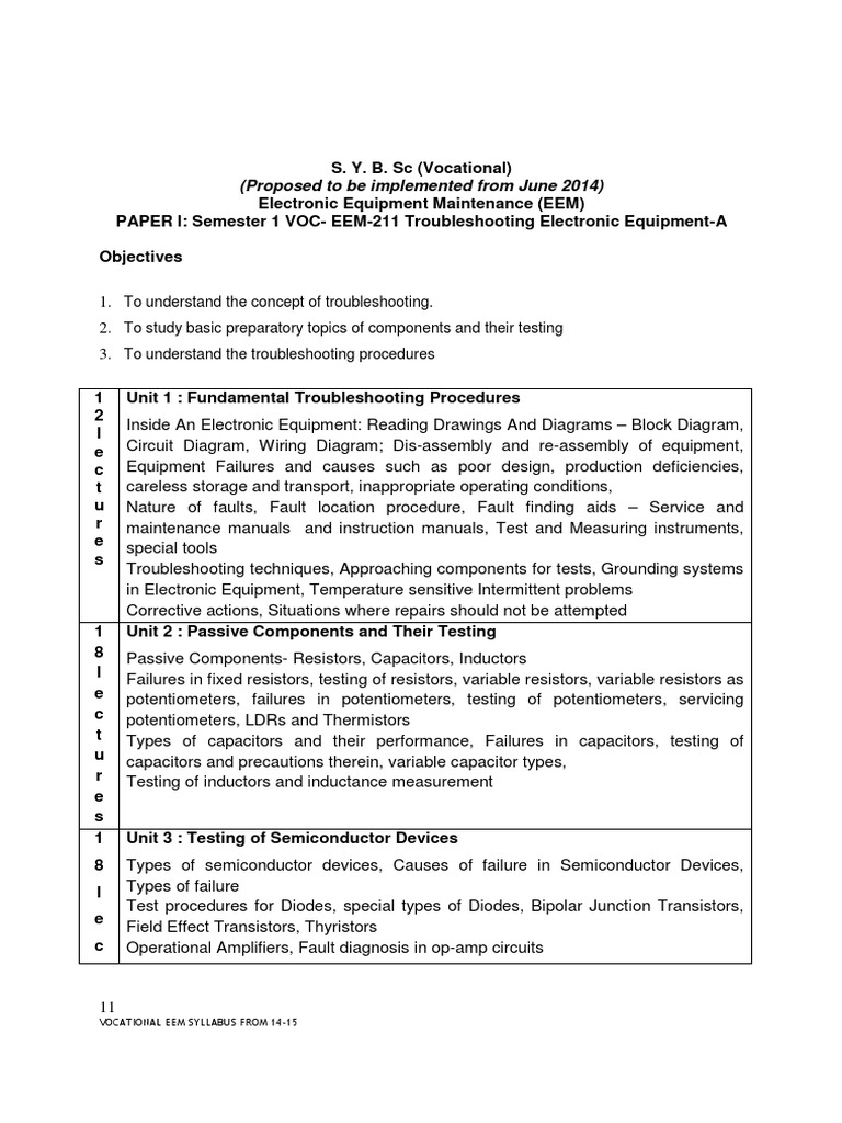 Electronic Equipment Troubleshooting Guide | PDF | Integrated Circuit ...