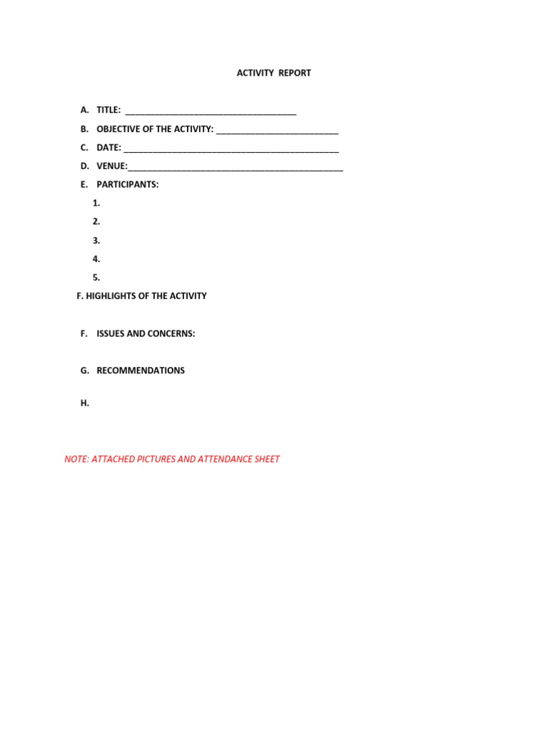 BCPC Accomplishment Report Template | PDF