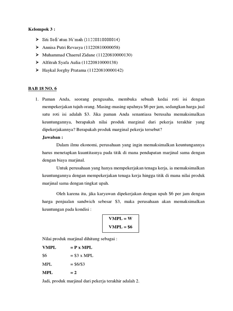 Ekonomi Mikro Soal UAS | PDF