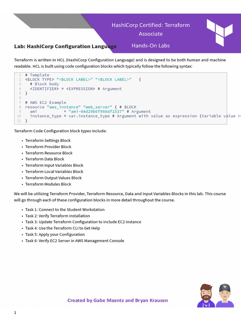 2a-HashiCorp Configuration Language | PDF | Command Line Interface | Networking