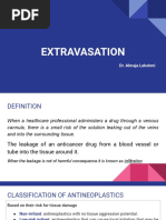 Extravasation Hazard Table | PDF | Chemotherapy | Medical Specialties