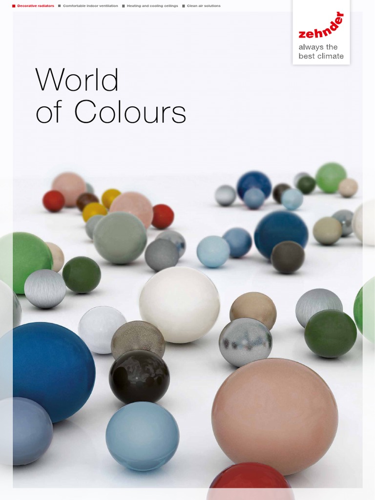 Zehnder RAD ColourCard 2022 COC Global All | PDF