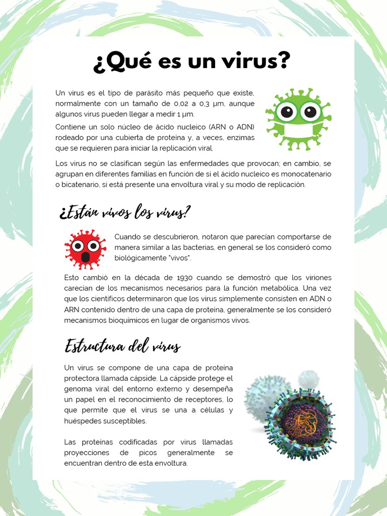 ¿Qué Es Un Virus? | PDF | Virus | Bacteriófago