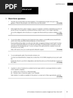 CH 4 - Professional Ethics - Exercise - With Explanation | PDF | Audit | Auditor's Report