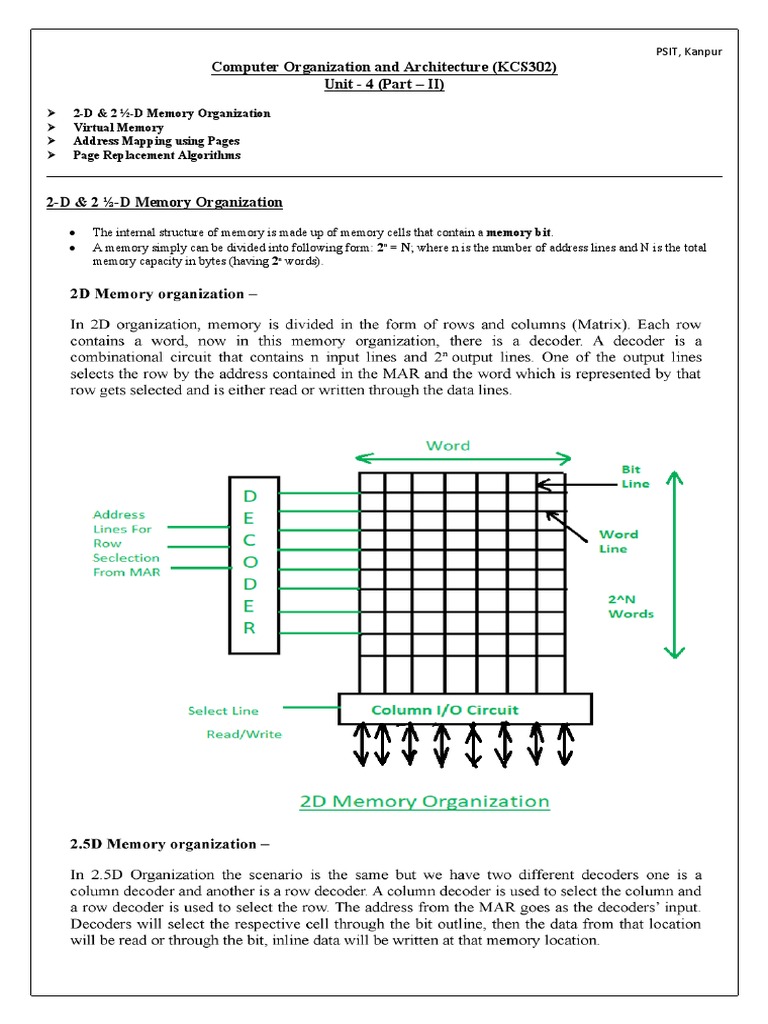 Unit 4 Part | PDF | Data | Computer Architecture