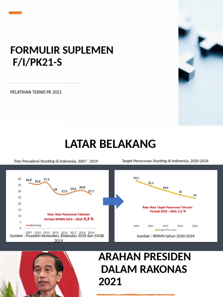 FORM STUNTINGPENDATAAN PK 21 KB-dikonversi | PDF