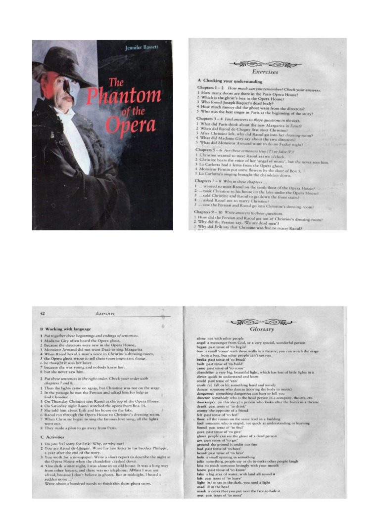 The Phantom of The Opera, L1 - Exercises | PDF