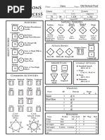 Old-School Essentials - Purist Character Sheet v1-2 - DAC Item Encumbrance | PDF | Role Playing ...