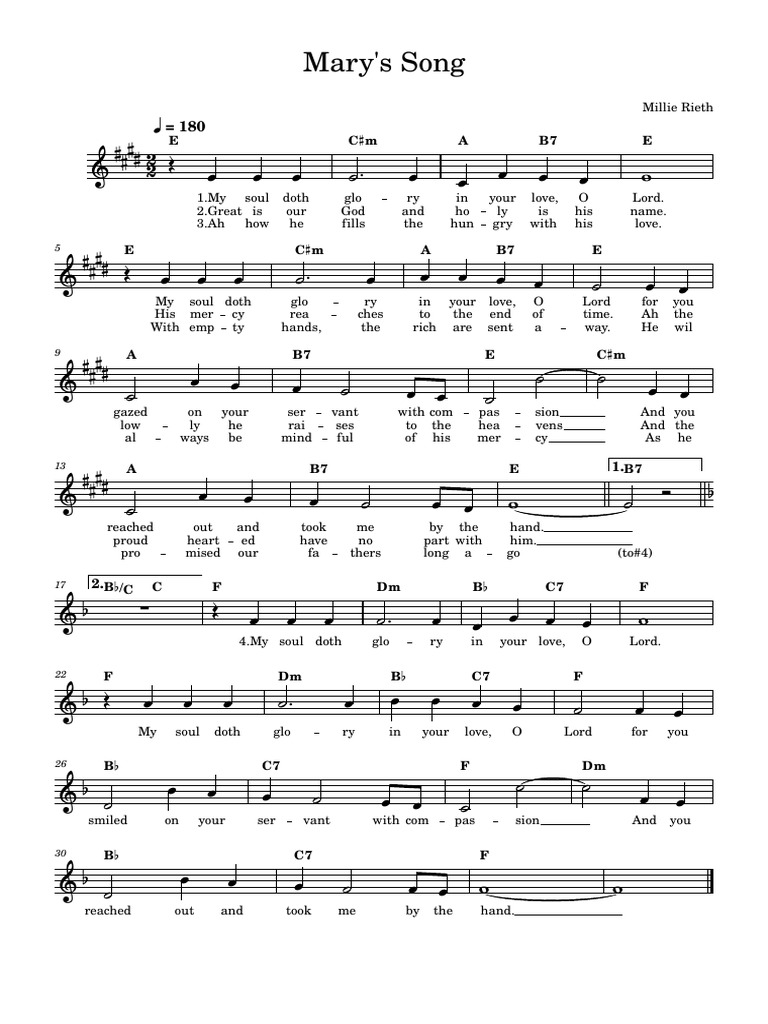 Mary's Song | PDF