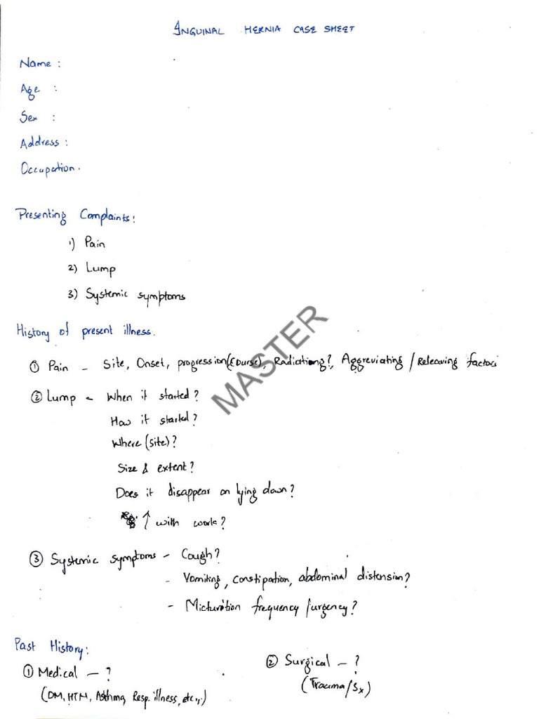 SURGERY Long Cases PDF | PDF