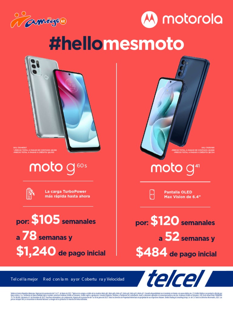 PMs Mes Moto Elektra Telcel Marzo 2023 - G60s - G41 - PDF | PDF | Economias