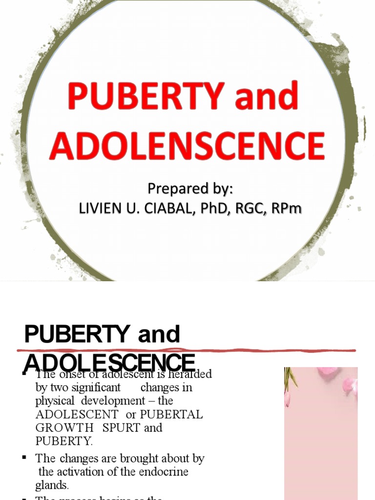PUBERTY | PDF | Puberty | Adolescence
