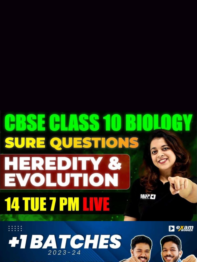 Cbse Class10 Bology Heredity And Evolution Sure Questions Pdf Pdf