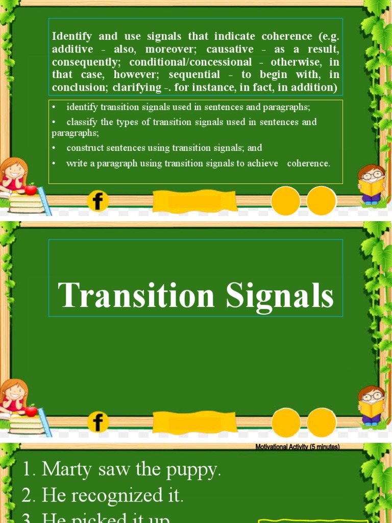 Transition Signals (Autosaved) (Autosaved) | PDF | Sentence (Linguistics) Transition Signals (Autosaved) (Autosaved) | PDF | Sentence (Linguistics)