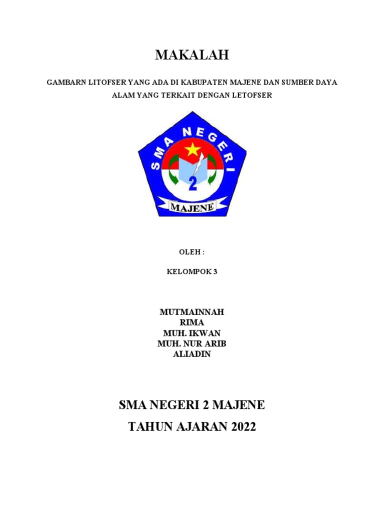 Logo dan Identitas SMA 2 Majene | PDF | Sains & Matematika