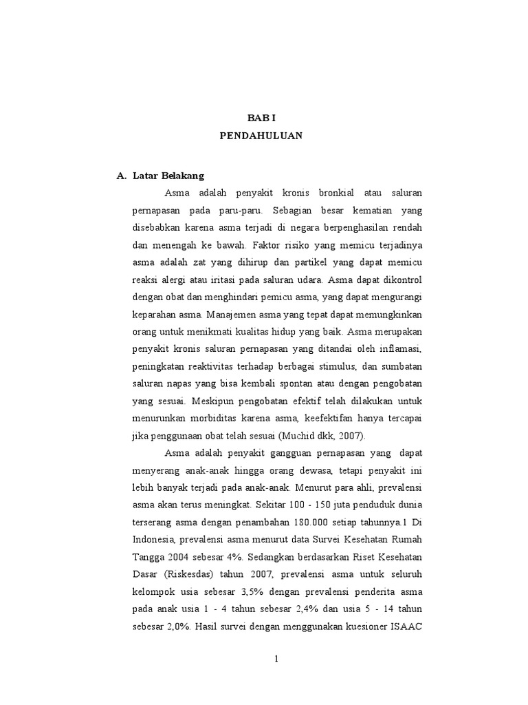 LP Dan ASKEP Asma | PDF