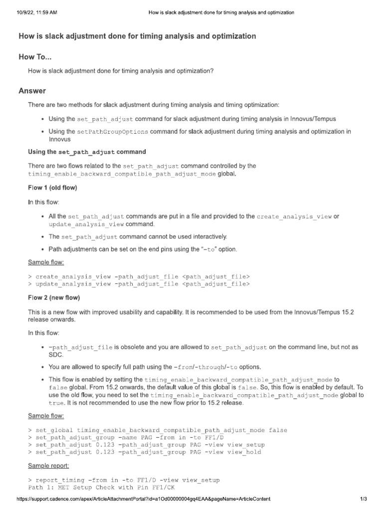 Slack Adjust PDF | PDF