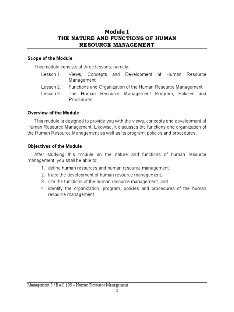HRM Module Overview: Views, Functions and Development | PDF | Human Resource Management | Employment