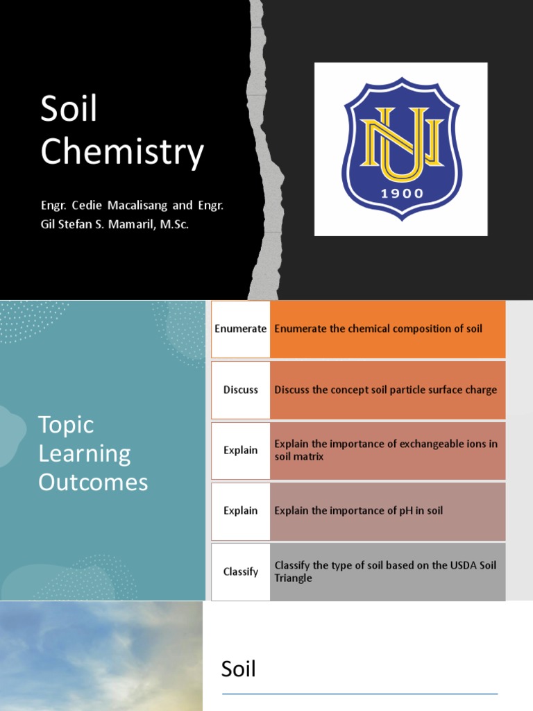 Soil Chemistry PDF | PDF | Soil | Mole (Unit)