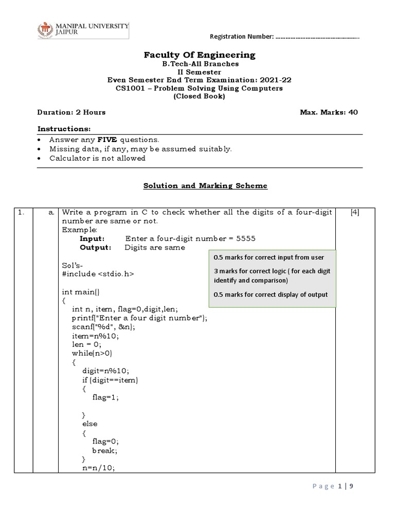 SOLUTION PSUC End Term Exam | PDF | Software Development | Computer Engineering