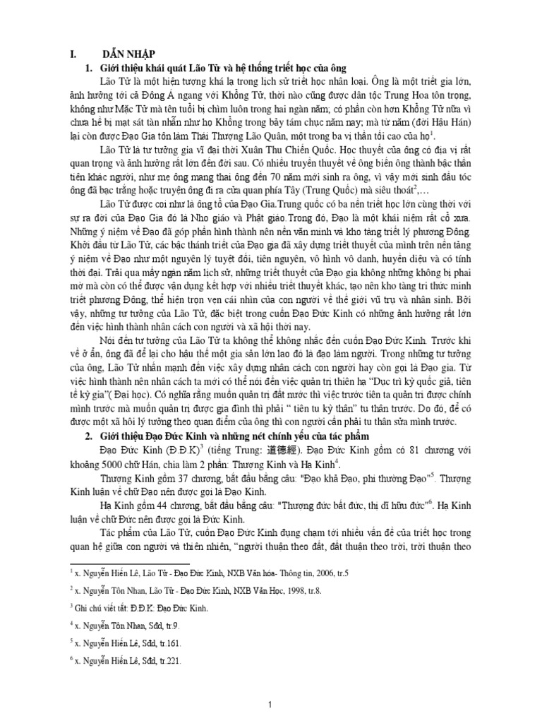 Nhân Cách Lý Tư NG Và Xã H I Lý Tư NG C A Lão T | PDF