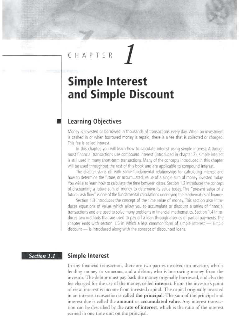 Mathematics of Finance PDF | PDF