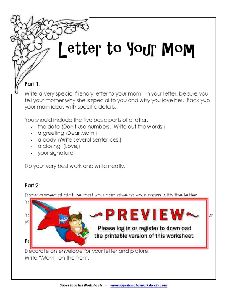 Mom Letter | PDF