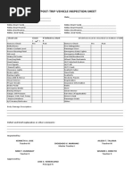 Excavator Daily Inspection Checklist | PDF | Wheeled Vehicles | Vehicles