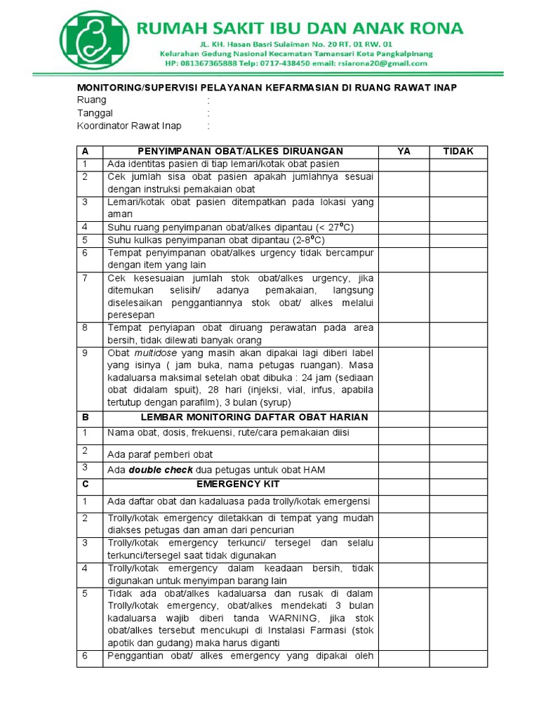 lembar supervisi | PDF
