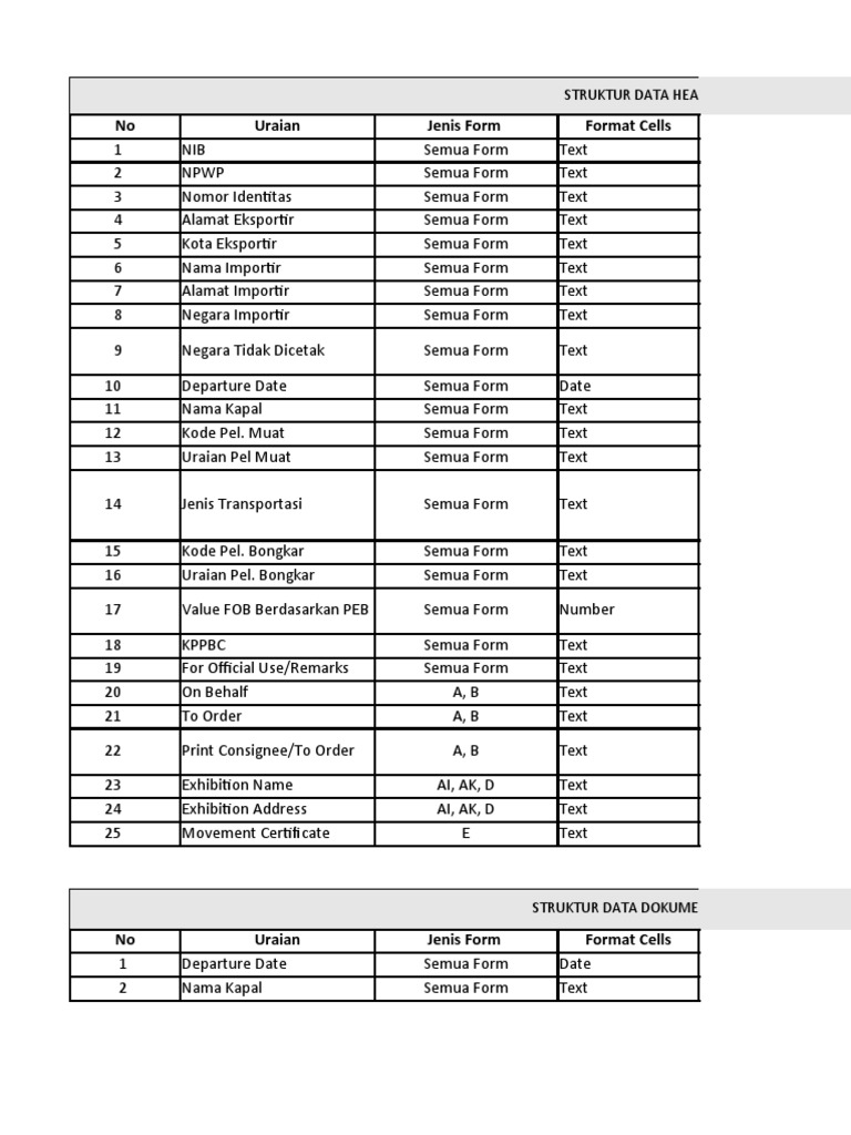 Contoh Format Upload SKA | PDF