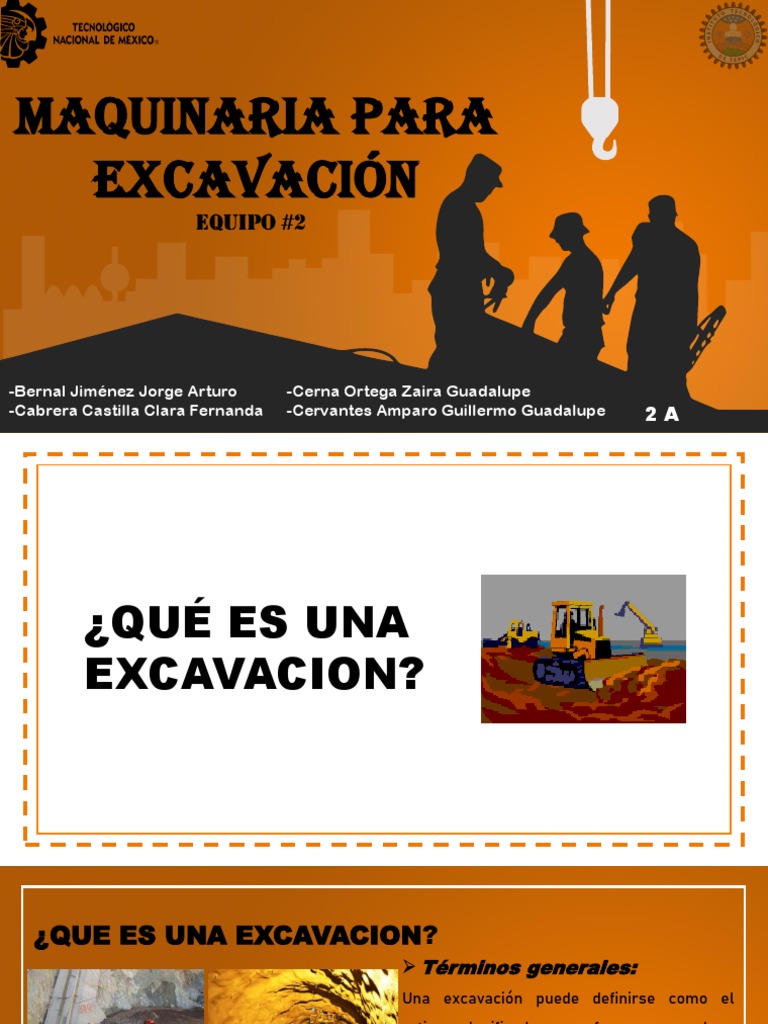 MAQUINARIA PARA EXCAVACION Eq#2 | PDF