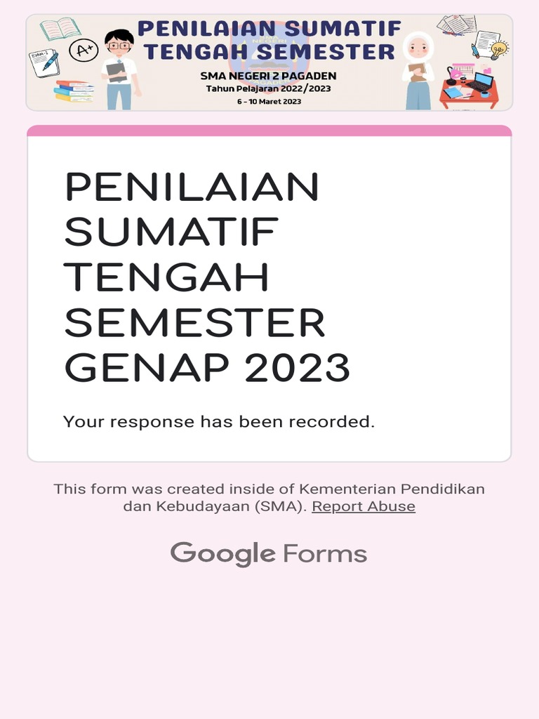 Penilaian Sumatif Tengah Semester Genap 2023 PDF | PDF