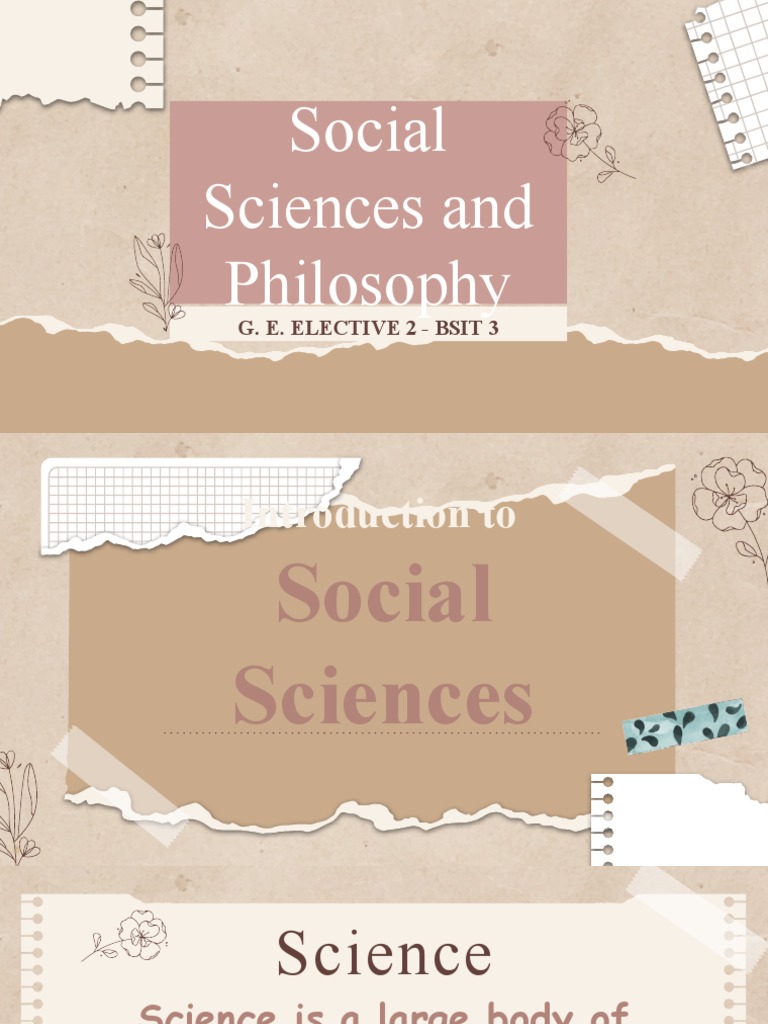 Introduction To Social Science and It's Branches | PDF | Science ...
