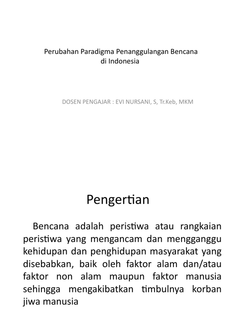 Perubahan Paradigma Dan Sejarah | PDF