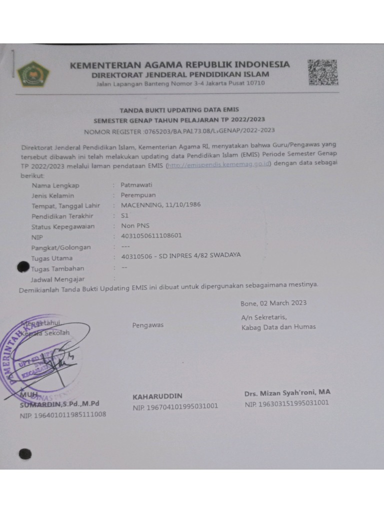 Emis 2022-2023 PDF | PDF