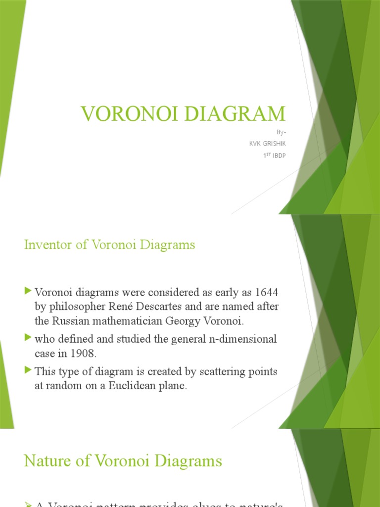 Voronoi Diagrams Explained | PDF | Art | Science & Mathematics