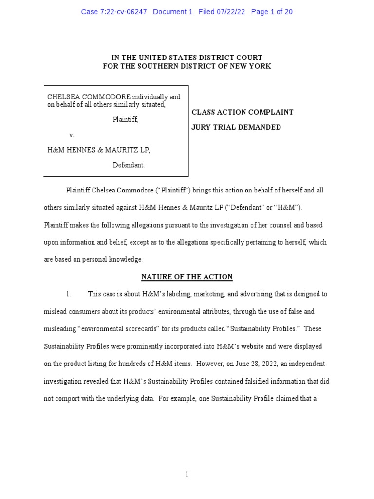 Class Action | PDF | Lawsuit | Recycling